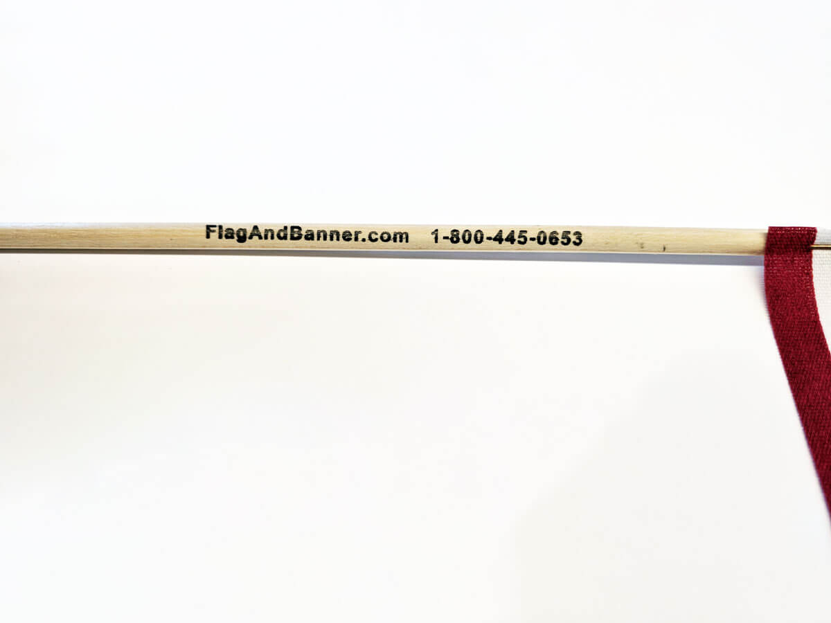 Personalized Miniature American Stick Flags | FlagandBanner.com