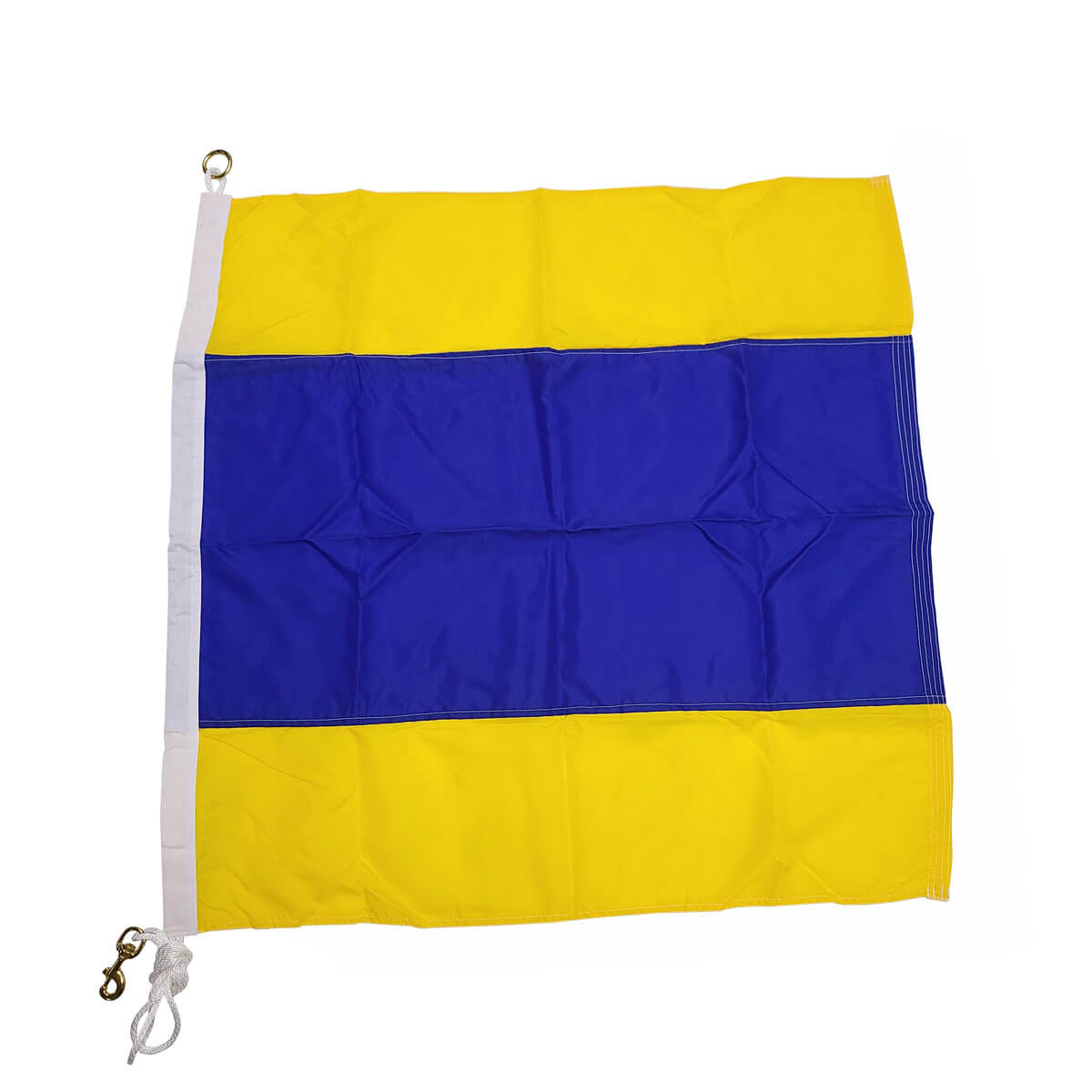 No. 3 D International Code Signal Flag with Rope and Snap Hook ...
