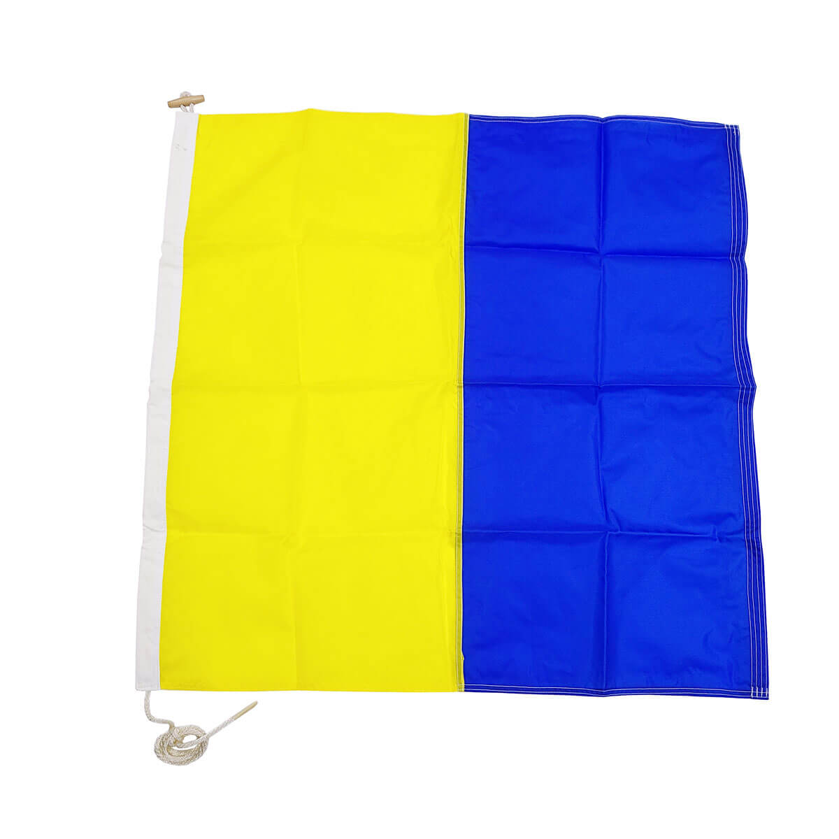 Nylon Rope Wood K International Code Signal Flag | FlagandBanner.com