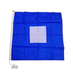 No. 7 P International Code Signal Flag with Rope and Toggle ...