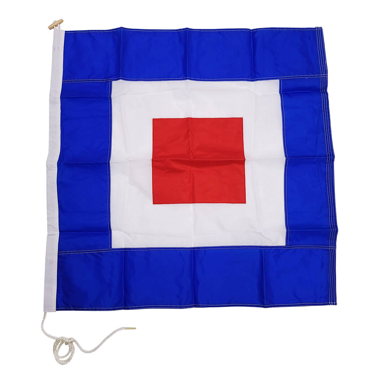 No. 2 W International Code Signal Flag with Rope and Toggle ...