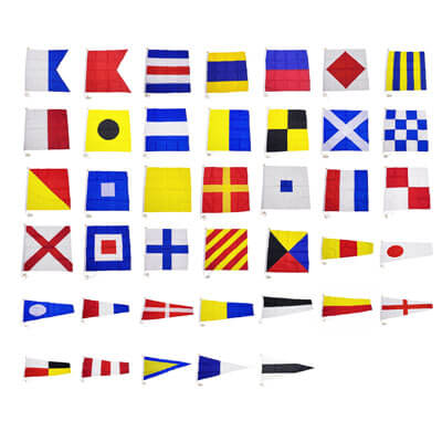 International Code Signal Flag Kit, NINTE3FS | FlagandBanner.com