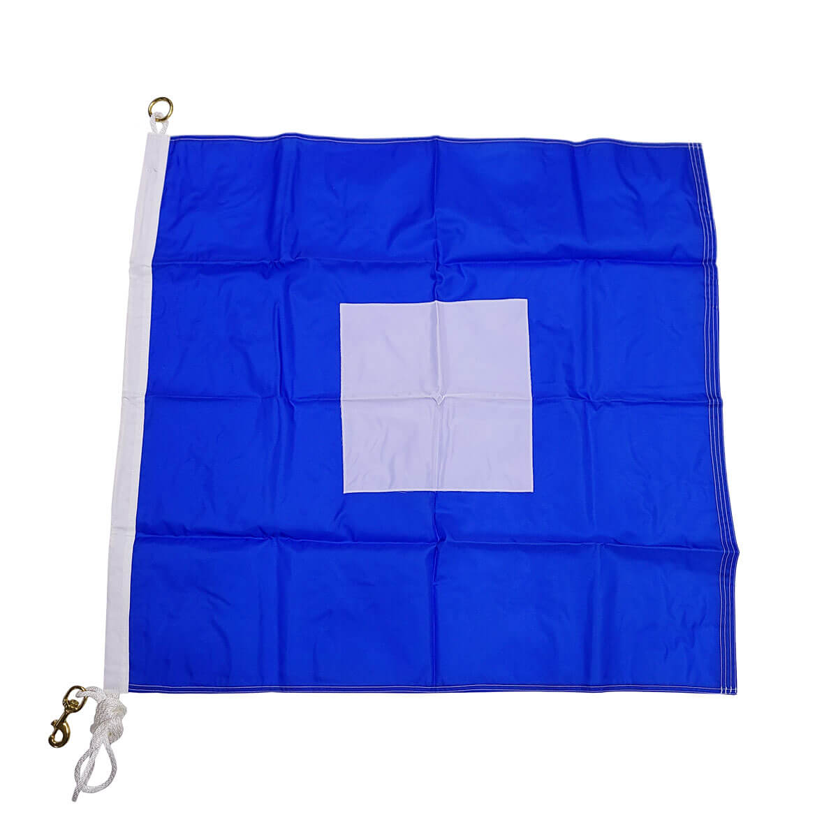 No. 2 P International Code Signal Flag with Rope and Snap Hook ...