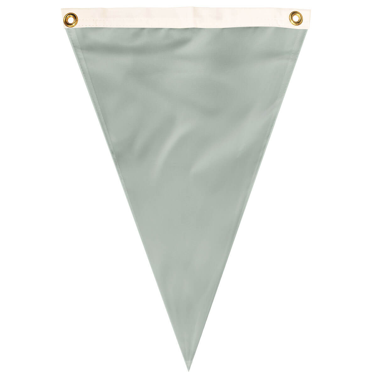 Nylon Grey Single Pennant | FlagandBanner.com