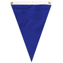 Legion Blue Solid Color Single Pennant | FlagandBanner.com