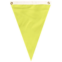 Lime Solid Color Single Pennant | FlagandBanner.com
