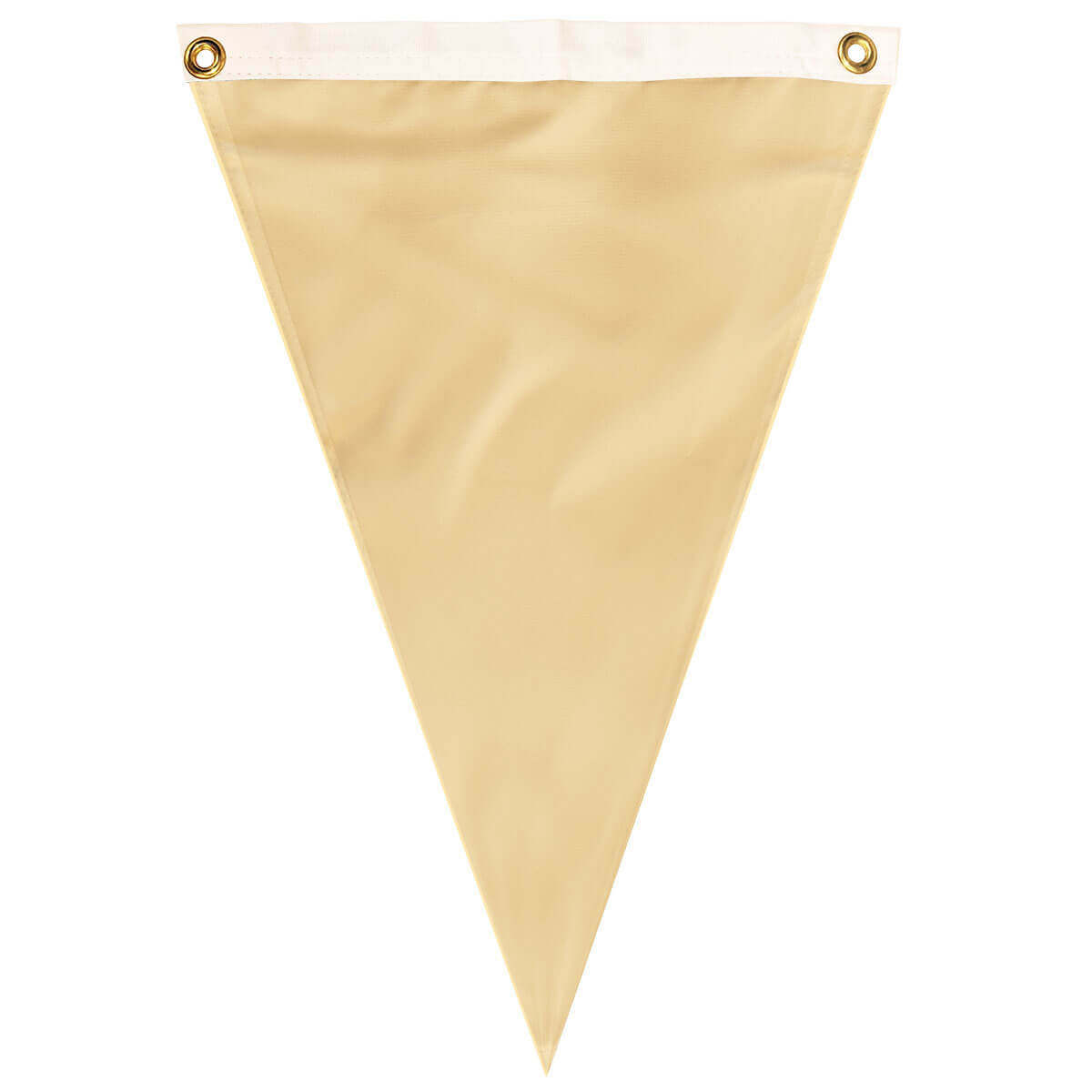 Light Tan Single Pennant (4 ft x 6 ft) | FlagandBanner.com