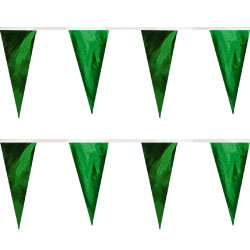Green String Pennants | FlagandBanner.com