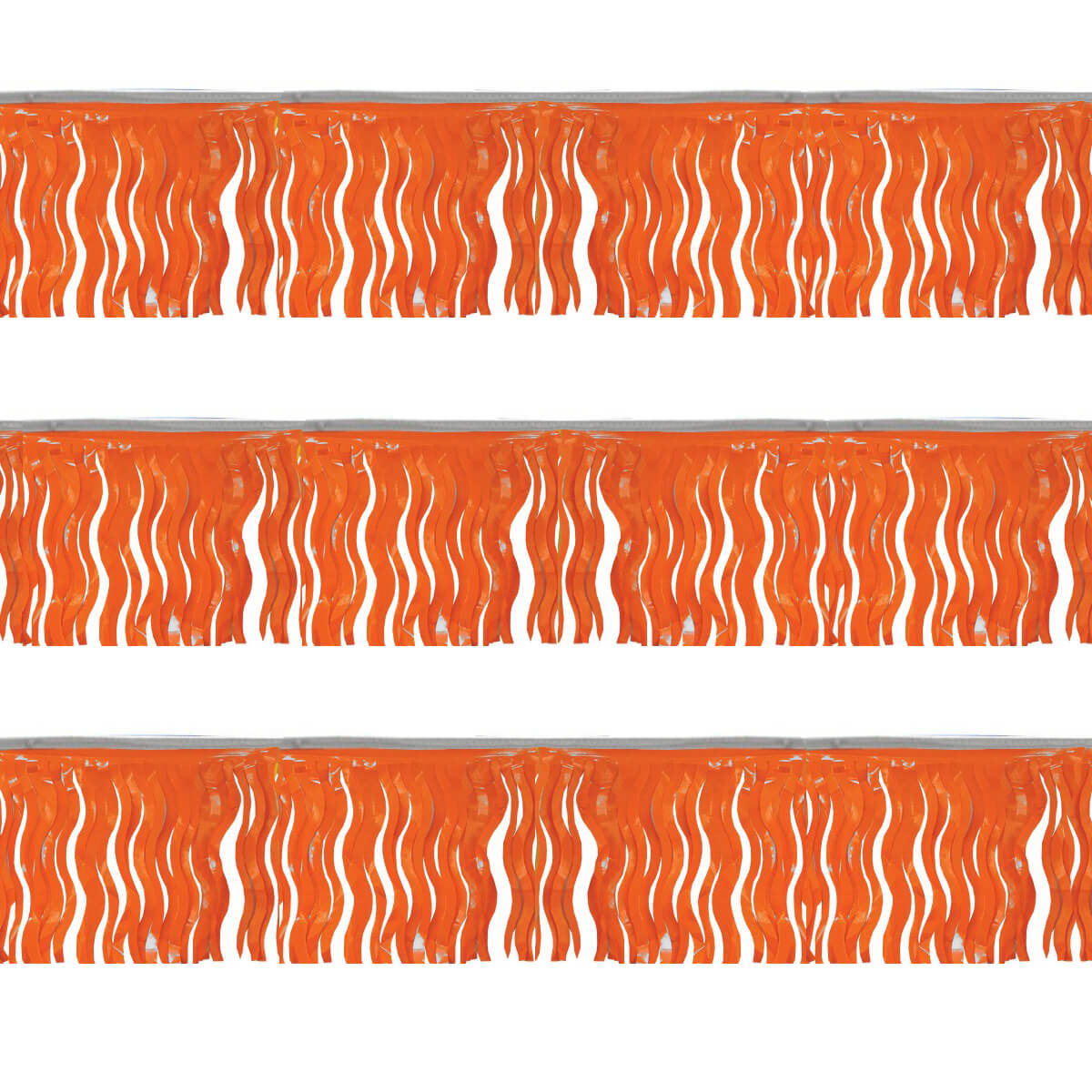 Orange Fiesta Fringe String Pennants | FlagandBanner.com