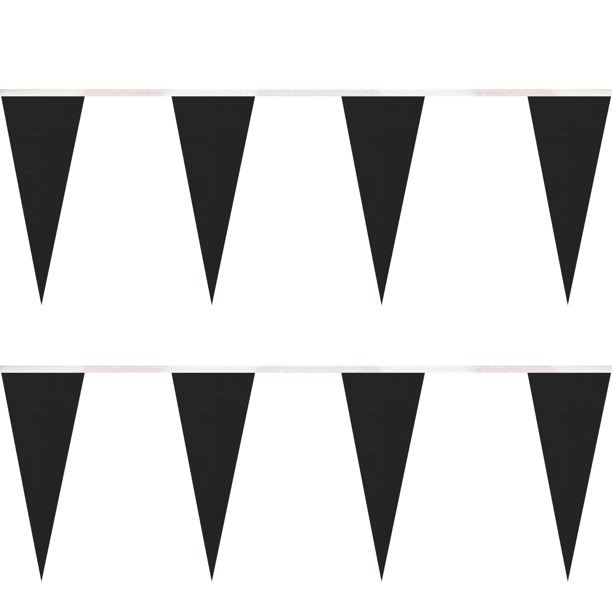 Black Icicle String Pennants | FlagandBanner.com
