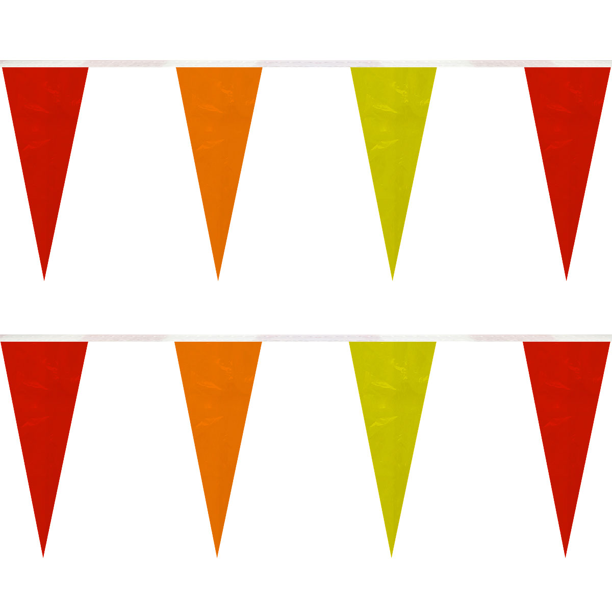 Yellow/Orange/Red String Icicle Pennants | FlagandBanner.com
