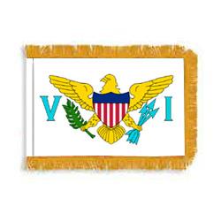 U.S. Territory: Virgin Islands Flag with Fringe and Pole Hem ...