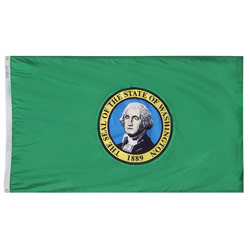 Washington Nylon Flag (3 ft. x 5 ft.) | FlagandBanner.com