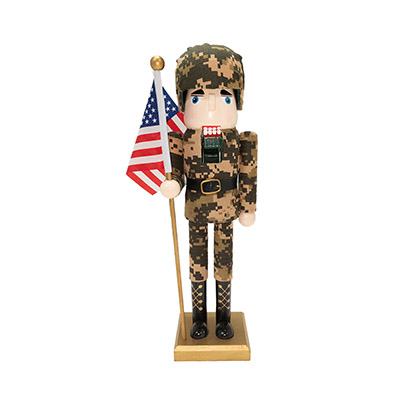 Army Soldier Nutcracker | Flagandbanner.com