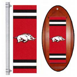 Arkansas Razorback Post Banners | FlagandBanner.com