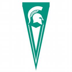Michigan State Spartans Yard Pennant | FlagandBanner.com