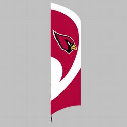 Arizona Cardinals Feather Flag with Pole | FlagandBanner.com