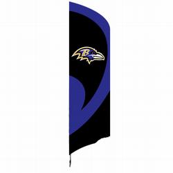 Baltimore Ravens Feather Flag with Pole | FlagandBanner.com