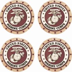 Marine Corp Coasters | FlagandBanner.com
