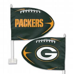 Green Bay Packers Car Flag | FlagandBanner.com