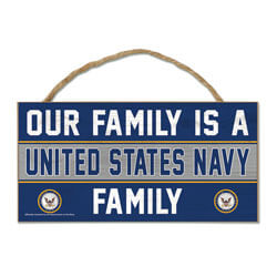 Navy Family Wood Sign | FlagandBanner.com